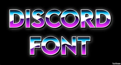 Discord Font Text Effect And Logo Design Font