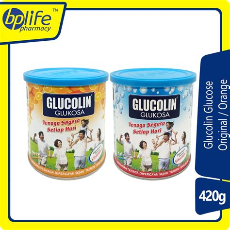 Glucolin Glucose Original Orange 420g Shopee Malaysia