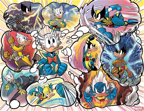 Donald Duck Becomes Wolverine In New Disneymarvel Cross Over Series