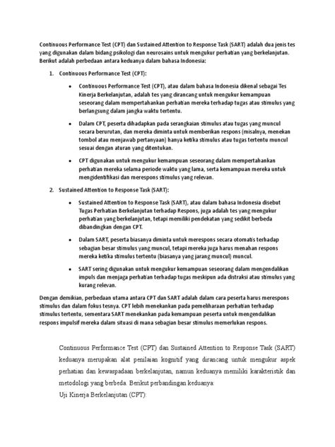 Continuous Performance Test Pdf