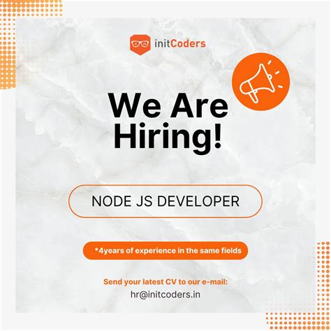 Nodejs Developer Techjobs Hiringnow Jodhpur Jodhpurjobs