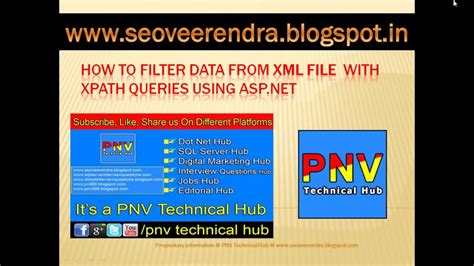 How To Filter Data From Xml File With Xpath Queries Using Aspnet Youtube