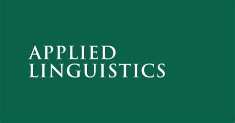 Applied Linguistics A Brief Introduction For Speech Language Pathologists
