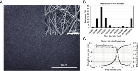 Structural Properties Of An Electrospun Nanofibrous Membrane A Download Scientific Diagram