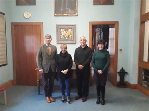Visit Of Tim Noad From The College Of Arms