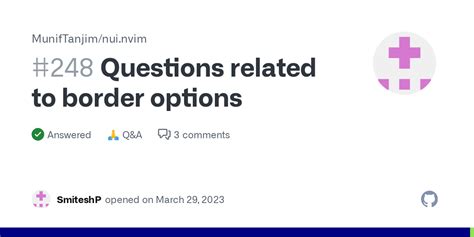 Questions Related To Border Options MunifTanjim Nui Nvim Discussion GitHub
