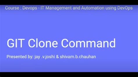 What Is Git Clone Command How A Git Clone Command Works In Hindi