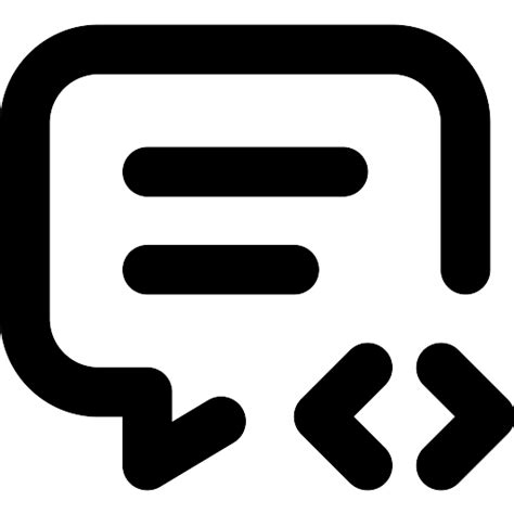 Message Code Icon Svg Png Free Download