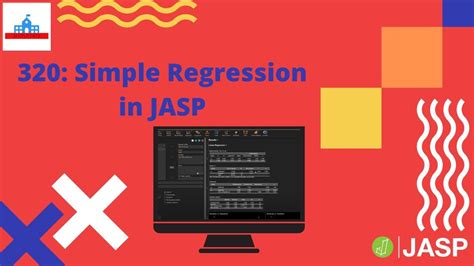 320 simple regression in jasp youtube