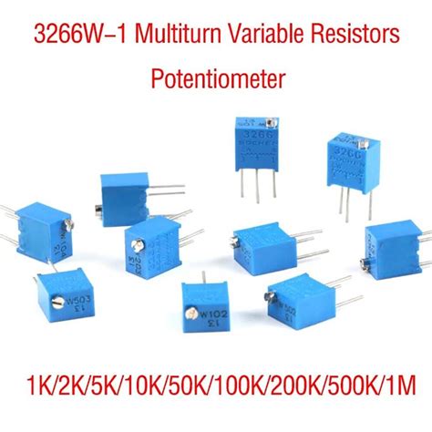 3266w 1 Multiturn Variable Resistors Potentiometer 1k 1m Preset Trimmer Pot Ebay