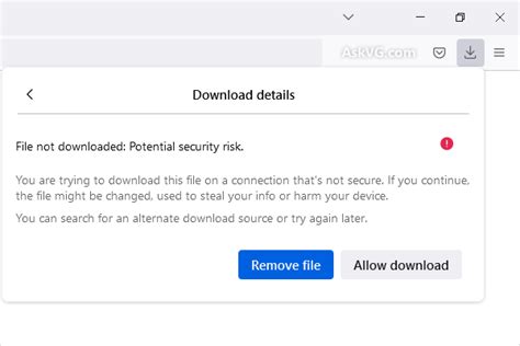 fix firefox 125 and later block downloads from websites askvg