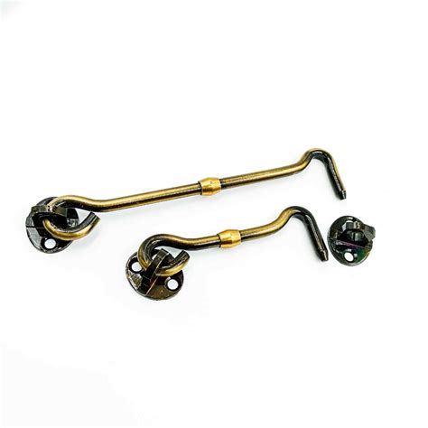 Antique Gatehooks 5mm Window Stay Hooks Plate Type