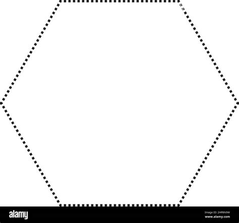 Hexagon Shape Dotted Symbol Vector Icon For Creative Graphic Design Ui Element In A Pictogram