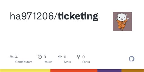 GitHub Ha971206 Ticketing