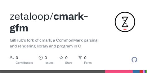 Github Zetaloopcmark Gfm Githubs Fork Of Cmark A Commonmark Parsing And Rendering Library