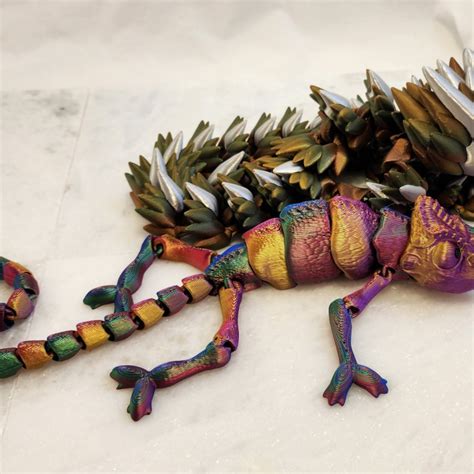 3d Printable Articulated Dragon 008 By Torua3d