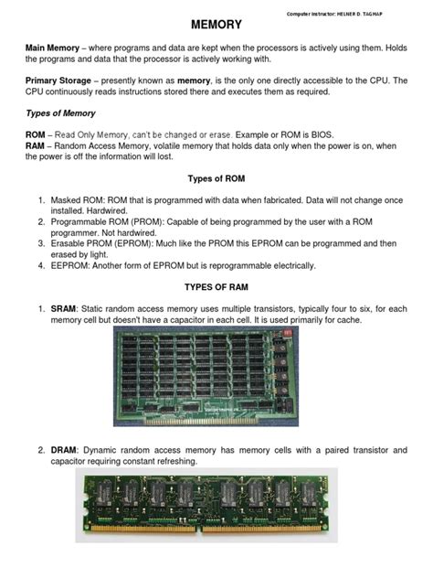 memory pdf random access memory dynamic random access memory