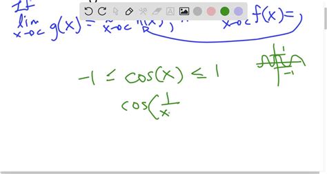 Use The Squeeze Theorem To Find Each Of The Limits In Exercises