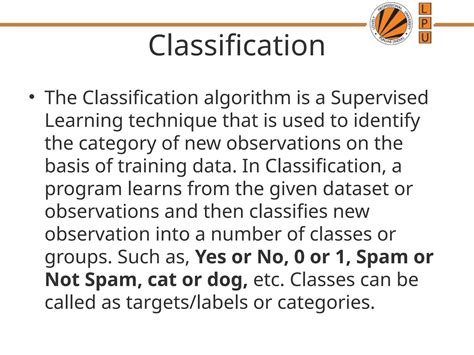 supervised learningclassification part1 ppt