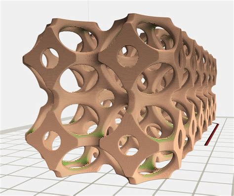 Human Bone Lattice Kelvin Structure Hard To Print Incredibly Strong