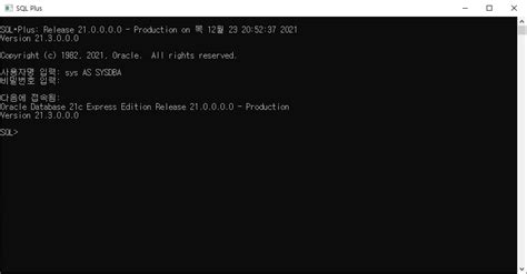 Sql Oracle Database 1 — 러닝개발자의 기술블로그
