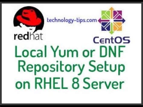 How To Setup Local DNF Repository On RHEL Server Using ISO YouTube
