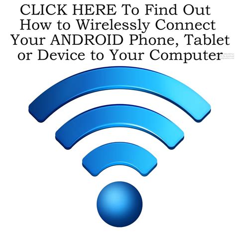 the wifi logo is shown in blue and has text that reads click here to