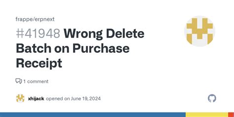 Wrong Delete Batch On Purchase Receipt · Issue 41948 · Frappeerpnext