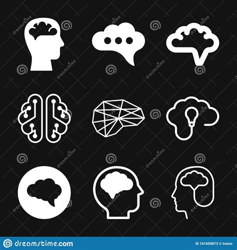 Brain Vector Icon Simple Illustration Isolated On Background Stock Illustration Illustration