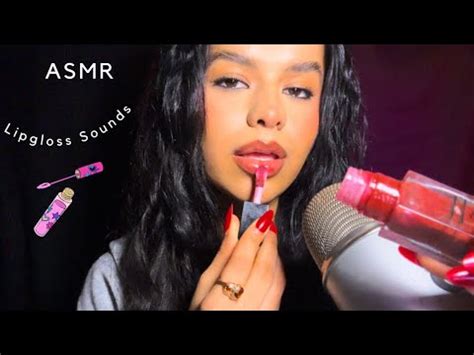 ASMR~ Intense Lipgloss Application, Mouth Sounds & Lipgloss Pumping (So Tinglyyy) - YouTube