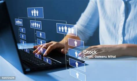 비즈니스 계층 구조 비즈니스 프로세스 및 흐름도를 통한 워크플로 자동화 가상 화면 마인드맵 또는 Organigram회원 간의 질서 또는 종속의 관계 인적 자원에 대한 스톡