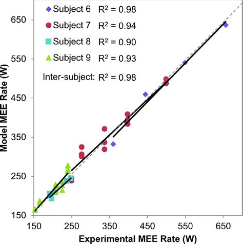 Inter And Intra Subject Correlations Between Time Averaged Model And