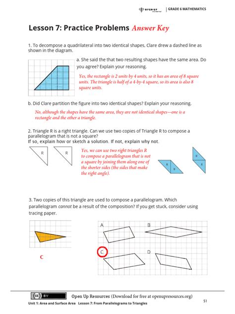 lesson 7 practice problems key pdf area rectangle