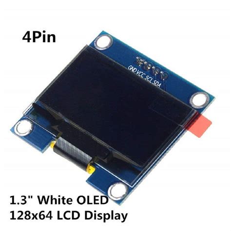 13 Oled Display I2c Iic 128 64 Display Module Blue 4pin Robodo