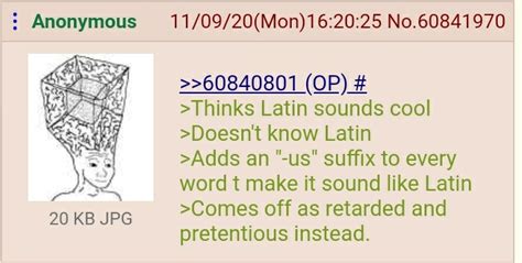 anon learns latin r greentext