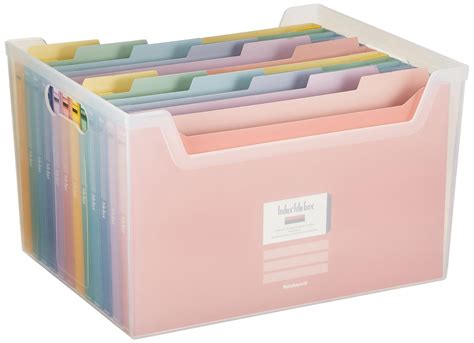 【楽天市場】ナカバヤシ インデックス ファイルボックス 書類収納ケース F4 クリア フボi F4c：s4gオンラインショップ