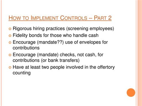 Ppt Internal Control Procedures Powerpoint Presentation Free Download Id 878803