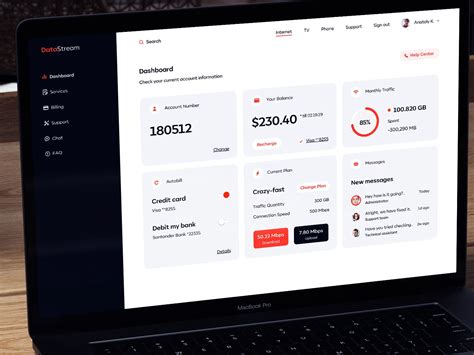 DataStream Dashboard Design Web App Design Web Design