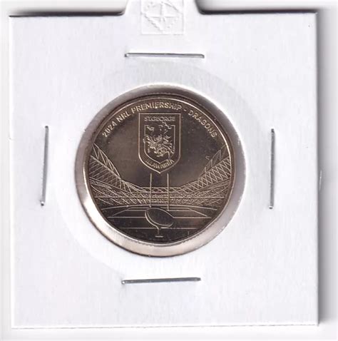 Australian 2024 1 Nrl Rugby St George Illawarra Dragons Unc Coin