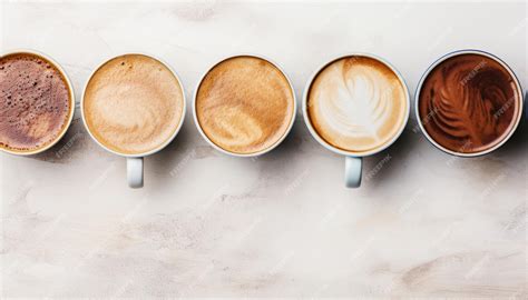 Premium Photo Assorted Coffee Mugs In Different Styles And Colors On