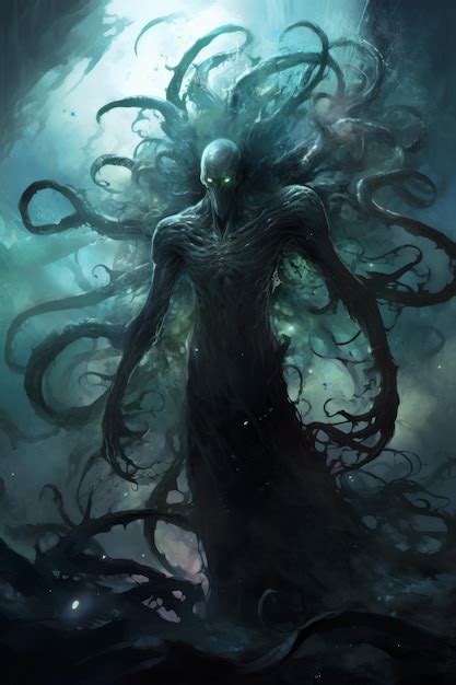 Premium Photo The Unleashing Of The Fantasy Eldritch God A Nightmarish Fuel For The Soul