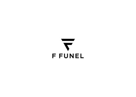 F 깔때기 로고 디자인 벡터 일러스트 프리미엄 벡터