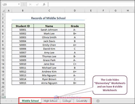 How To Hide And Unhide Sheets In Excel With VBA Examples