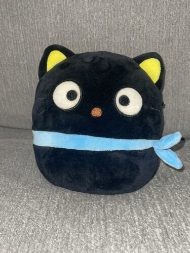 Squishmallow Chococat Hello Kitty Sanrio 7 8 Black Cat Kellytoy Plush