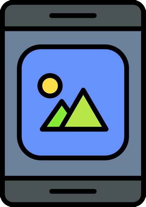 Mobile App Line Filled Icon 43288828 Vector Art At Vecteezy