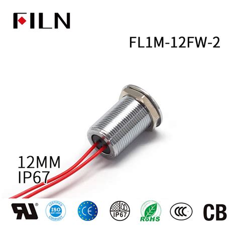 12mm Metal 240v Led Indicator Light With Wire Indicatorlight
