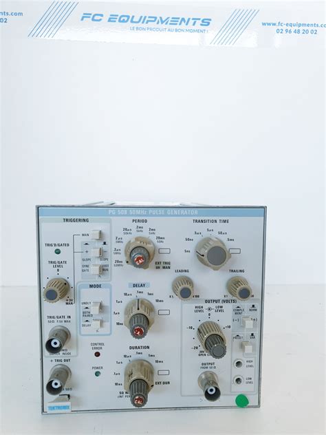 Pg508 Pulse Generator Tektronix 50mhz Fc Equipments