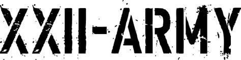 XXII DIRTY ARMY Font Fonts2u Com