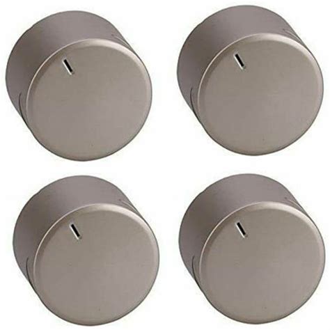 Beko Oven Cooker Hob Silver Control Knob Dial Switch Dial 157240604 4 Knobs