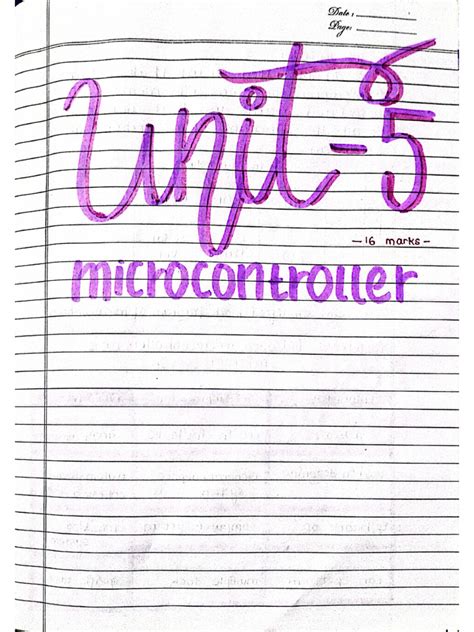 microcontroller pdf